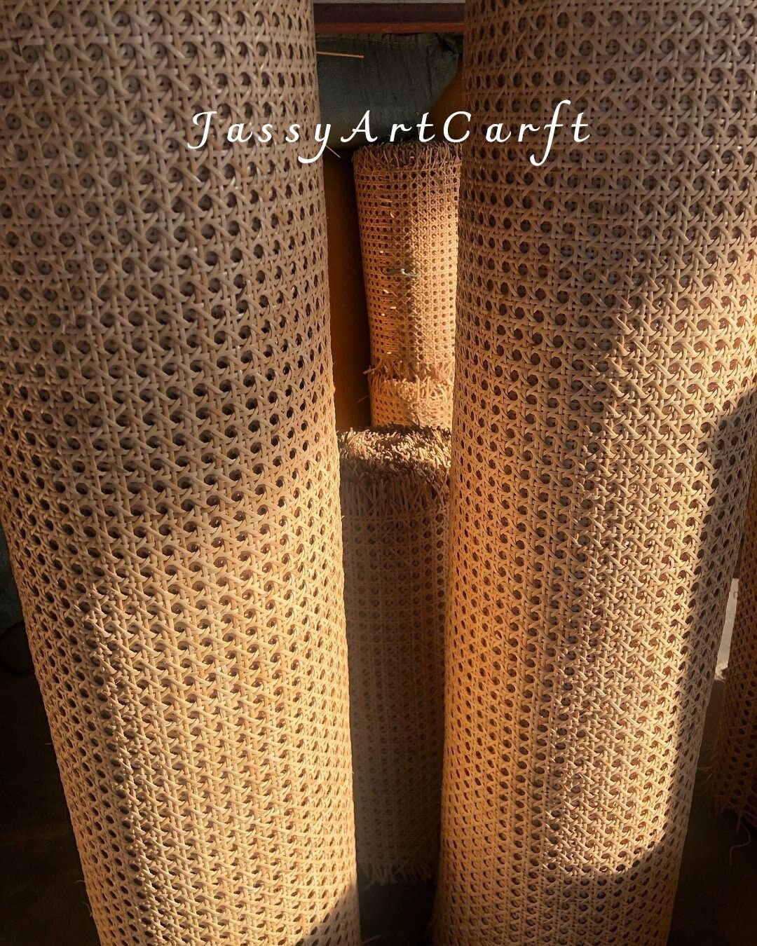 Rattan Cane Webbing Roll-natural Hexagon Cane Webbing Great for ...