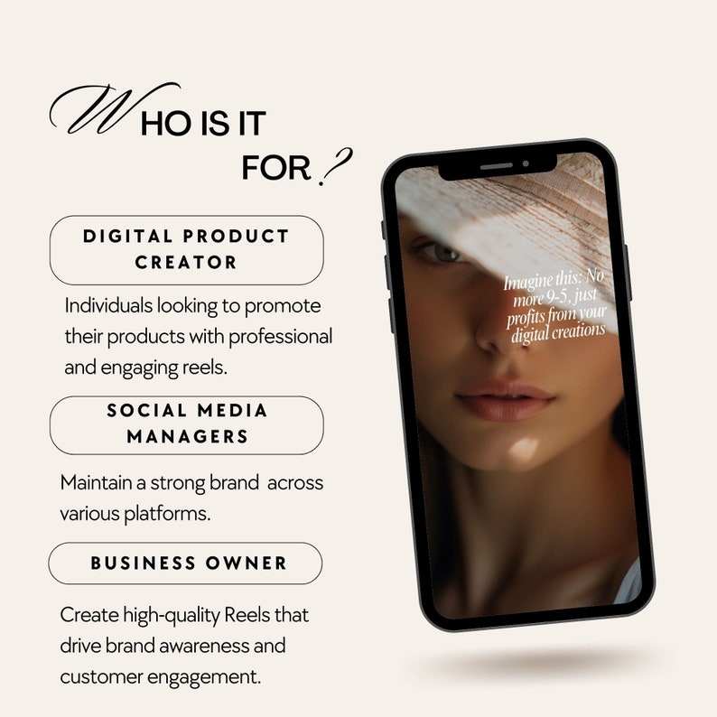 Neutral Aesthetic Reels Bundle MRR Reel Cover DFY Faceless Videos ...