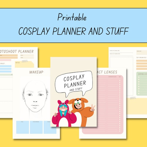 Cosplay Planner and Stuff book Version - Etsy