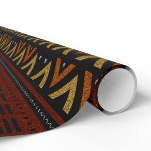 Mudcloth Inspired Wrapping Papers | African Wrapping Paper ...
