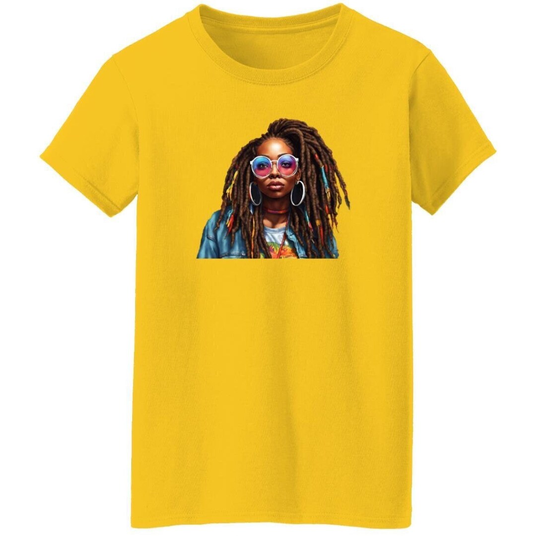 LOC Goddess Loc'd Hair Black Girl Melanin Woman T-shirt - Etsy