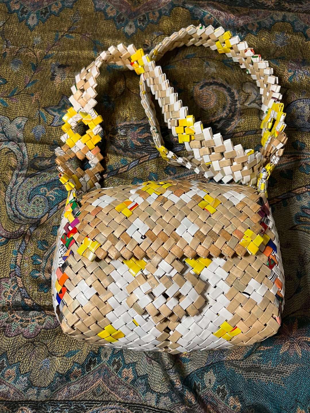 Hand Made Purse With Recycled Potato Chip Bags - Etsy