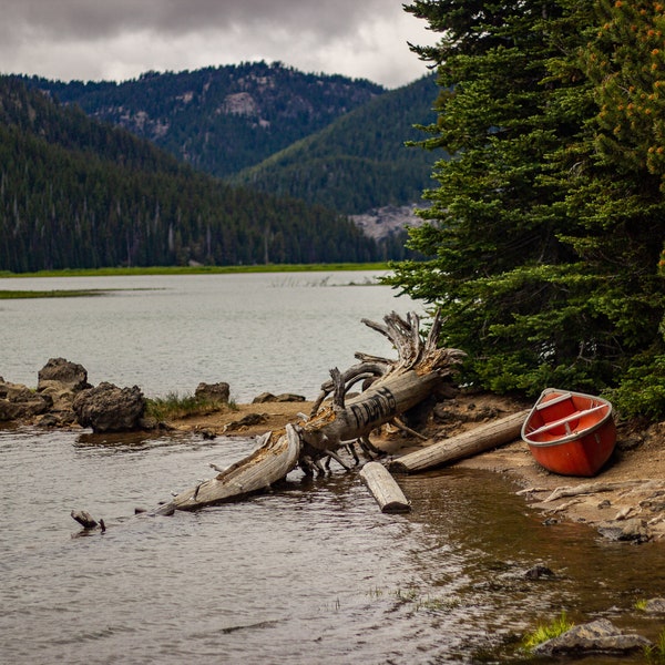 Canoe Photo - Etsy