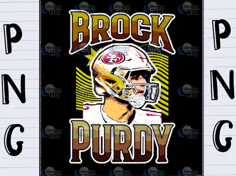 Brock Purdy 13 Graphic Tee Design for Shirt, Brock Purdy Png Digital ...