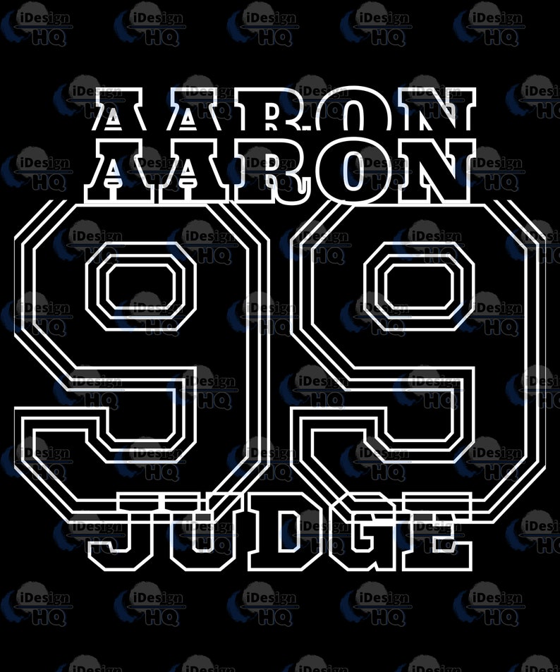 Aaron Judge PNG Bundle Instant Download 99 Aaron Judge Design for ...