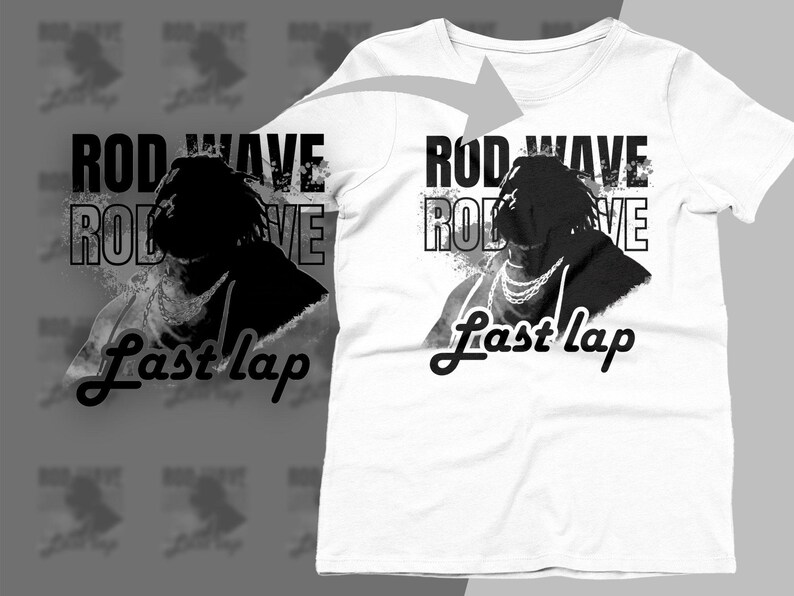 Rod Wave Last Lap PNG | Digital Art Download | High-quality Rap Design ...