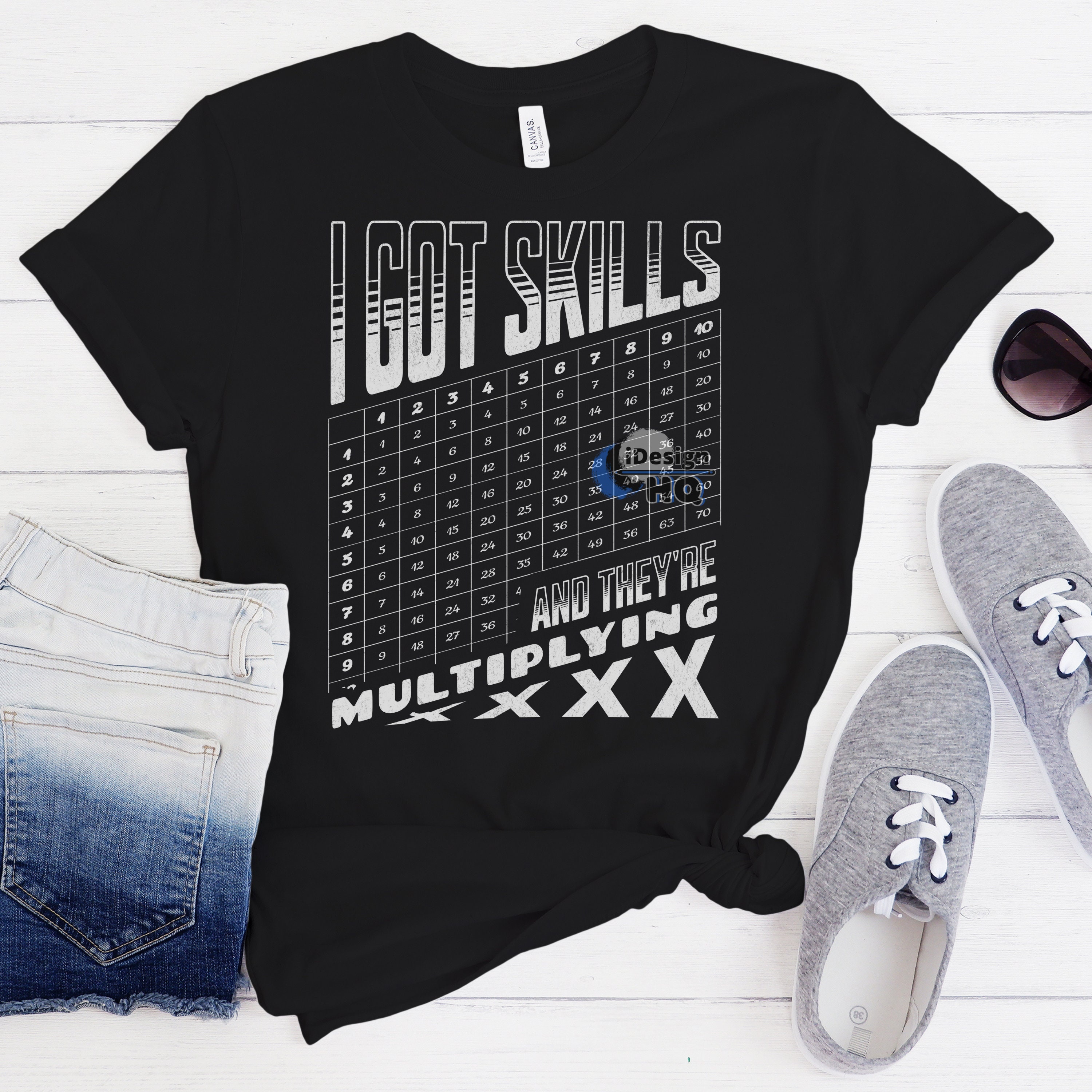 I Got Skills and They're Multiplying Png Png File for Shirt Math Teacher Gift Digital Download ...