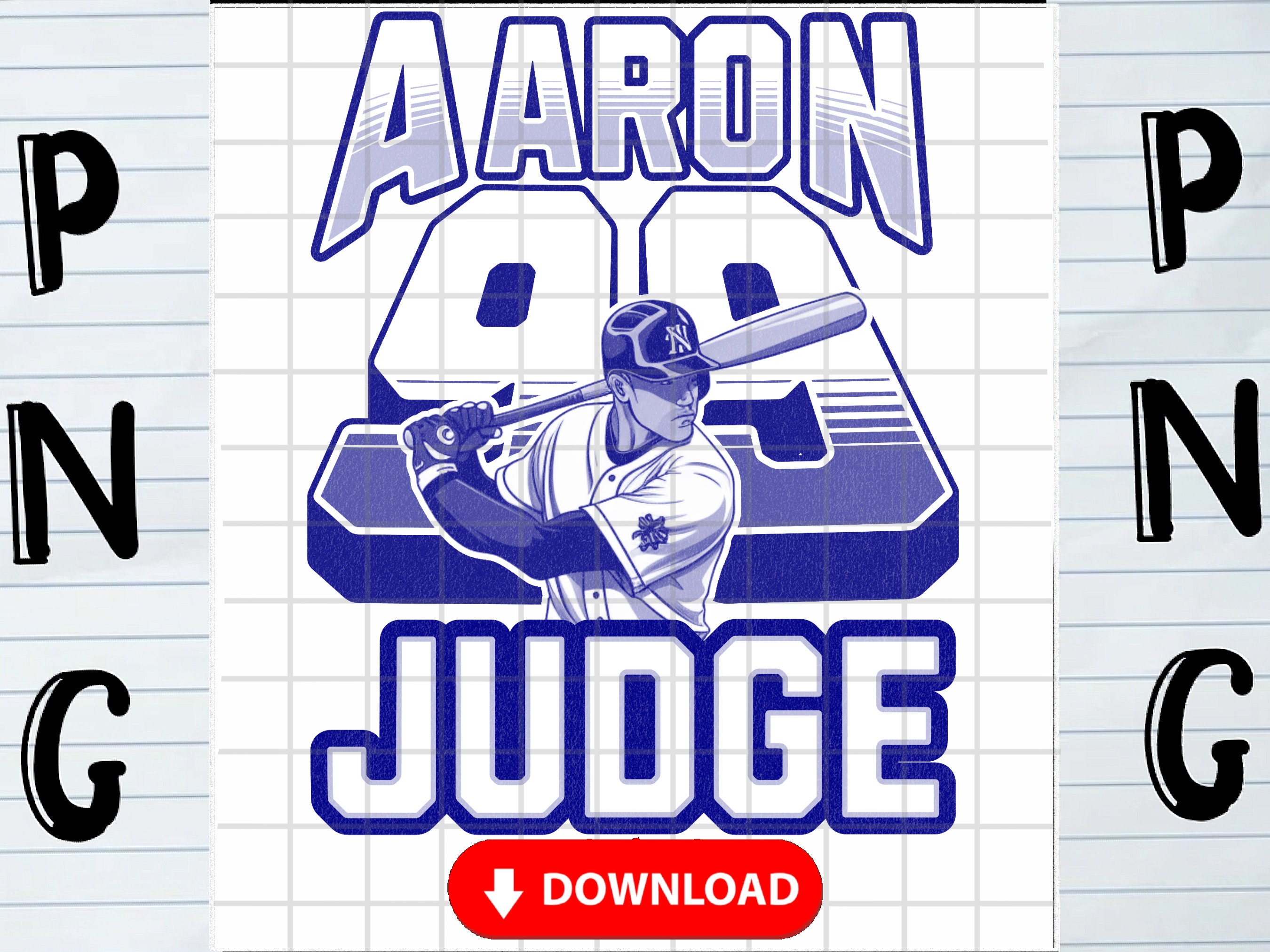 Aaron Judge Png 99 Judge Sublimation PNG T-shirt Design Create Custom ...