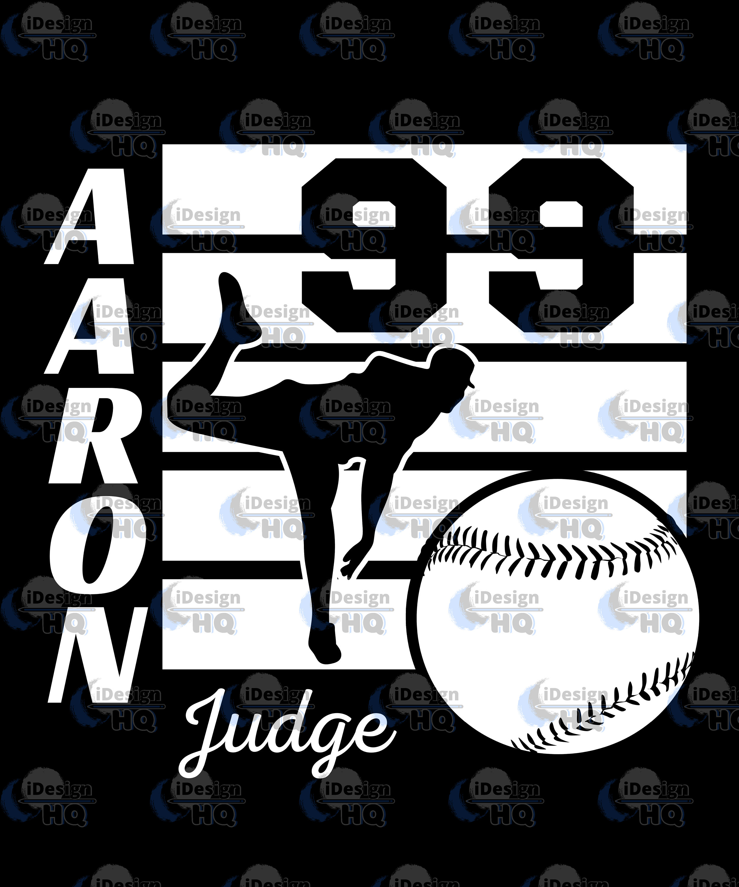 Aaron Judge PNG Bundle Instant Download 99 Aaron Judge Design for ...
