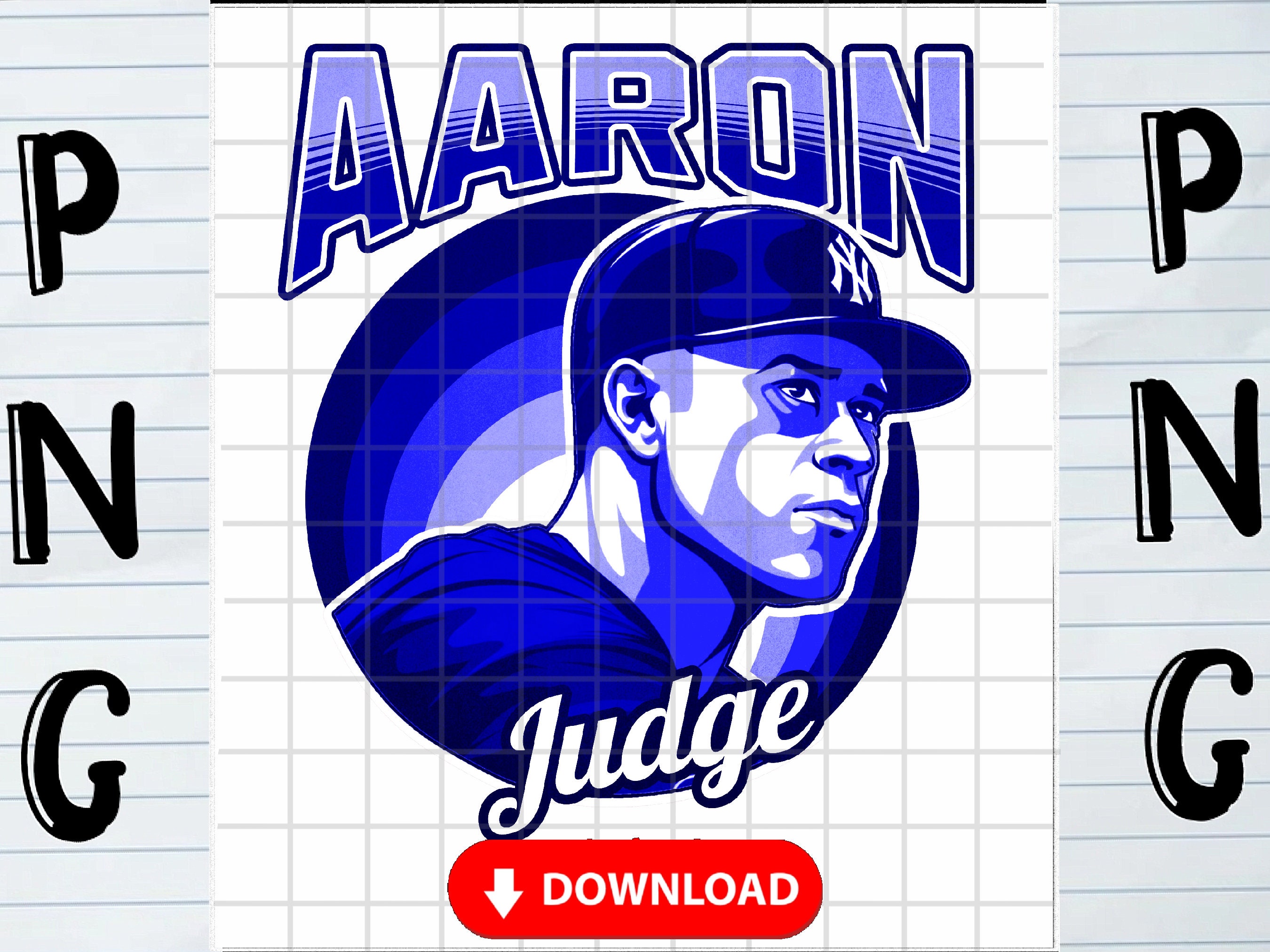 Aaron Judge Png | 99 Judge | Downloadable Sublimation Design for Cricut ...