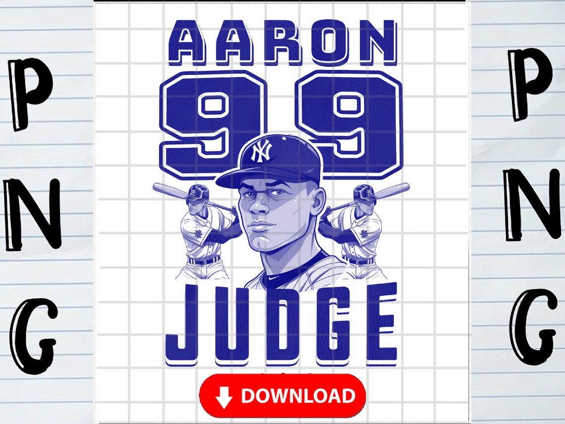 Aaron Judge Png 99 Judge Sublimation PNG Graphic and Cricut File for T ...