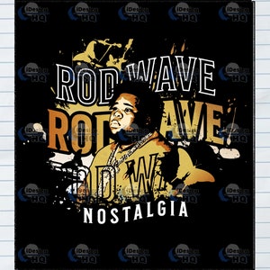 Digital Download: Rod Wave Nostalgia PNG for T-shirt Design and ...
