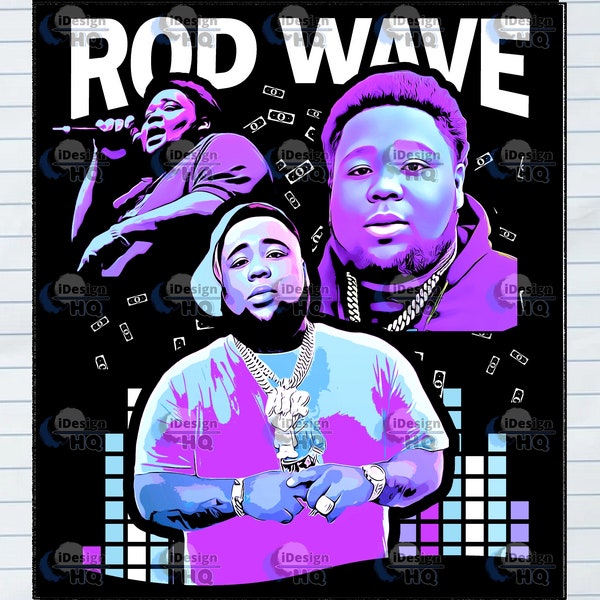 Rod Wave Graphic Png - Etsy