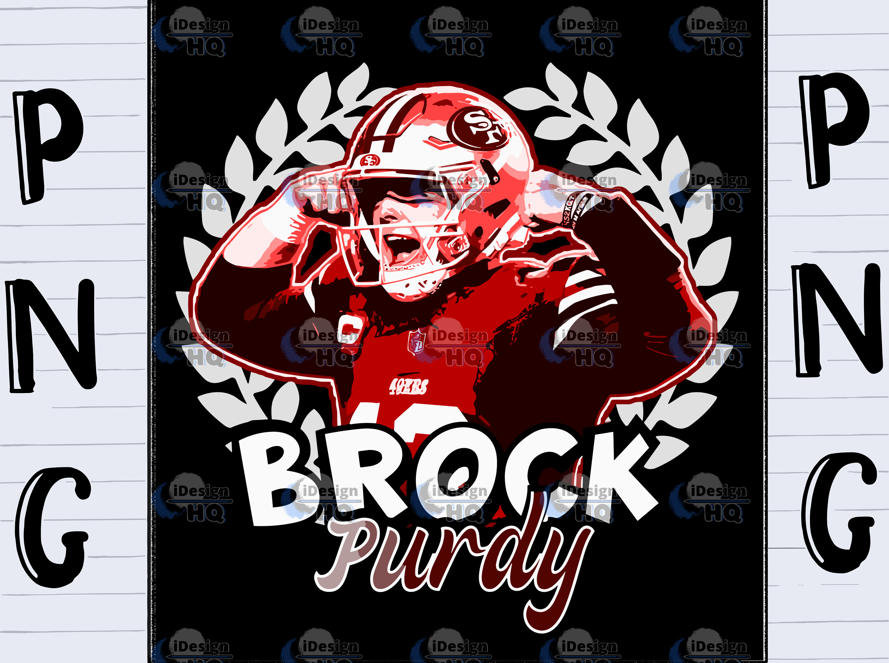 Brock Purdy Png Instant Download for Shirt Printing and More - Etsy