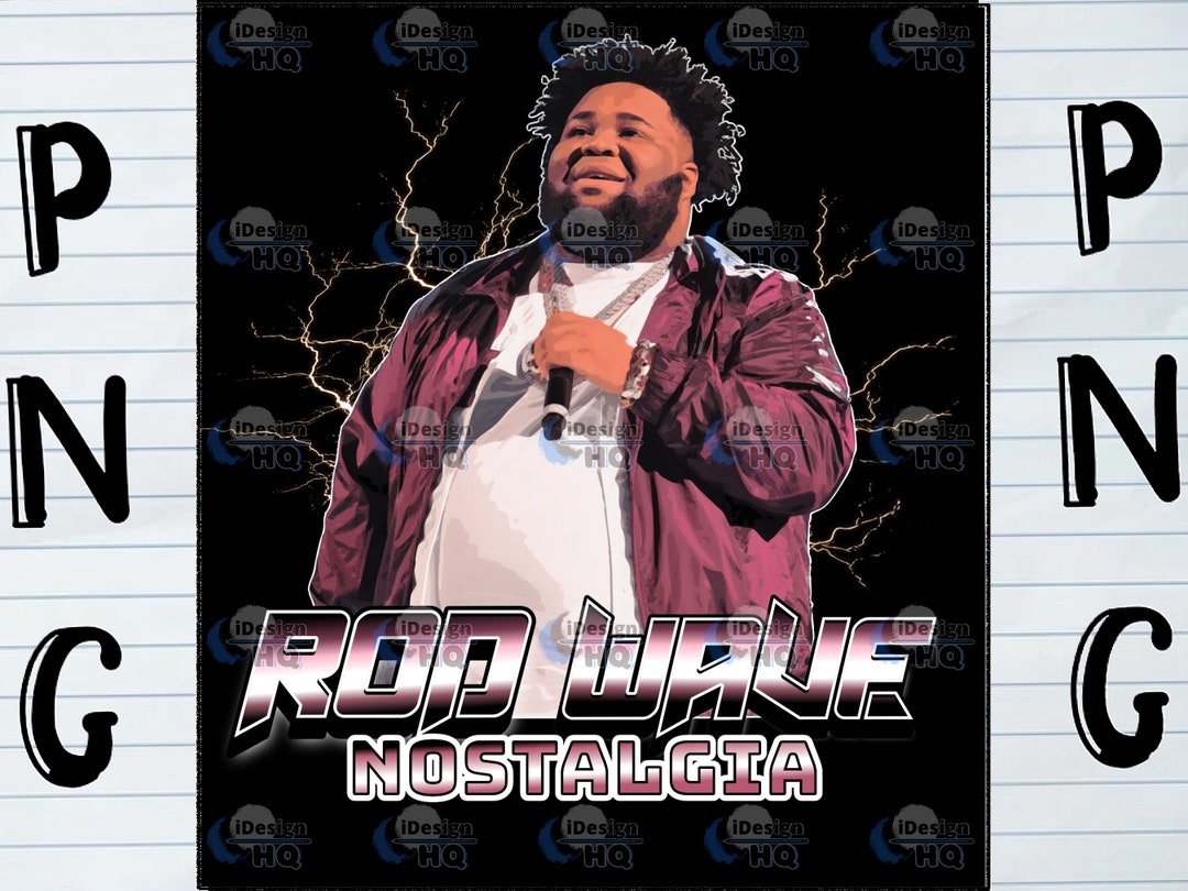 Rod Wave Nostalgia PNG Descarga digital / Diseño de camiseta / Archivo ...