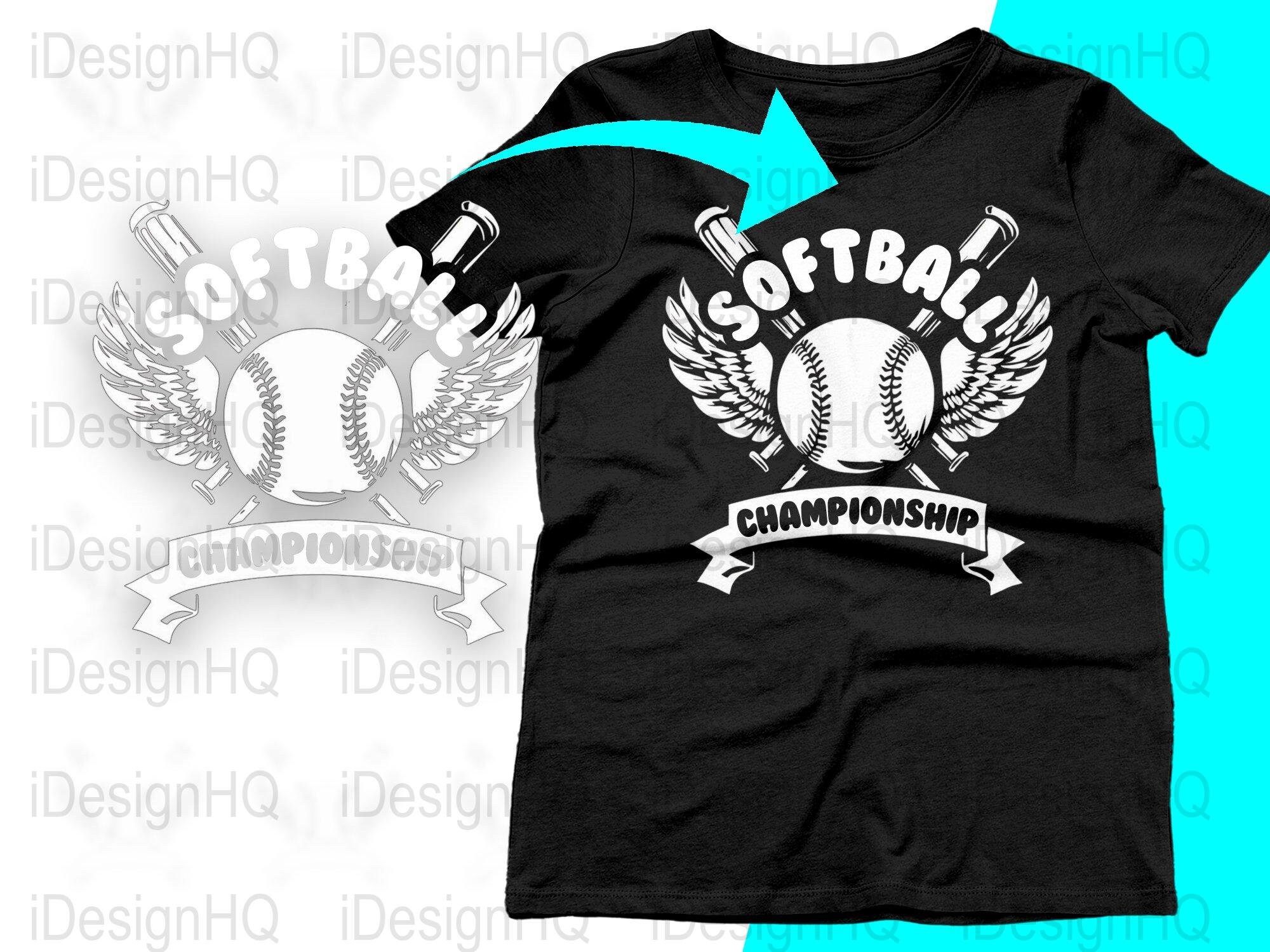 Softball Championship Sublimation Design Digital Download PNG File for ...