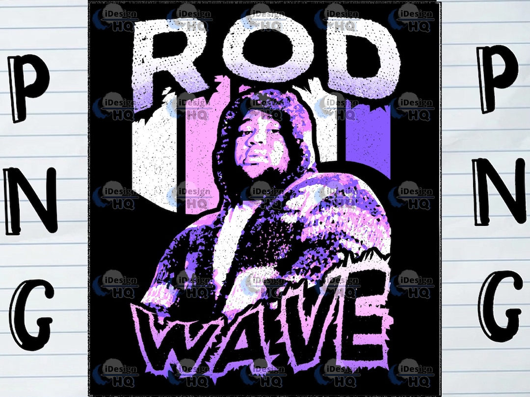 Rod Wave Design Clip Art for Projects Rapper Rod Wave PNG Digital ...