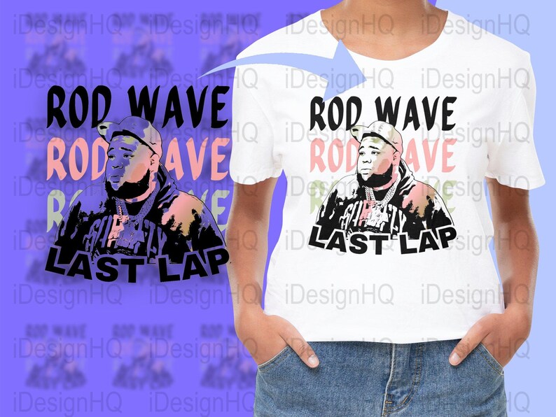 Rod Wave Last Lap Tour 2024 PNG | Rod Wave Rapper Png | Digital ...