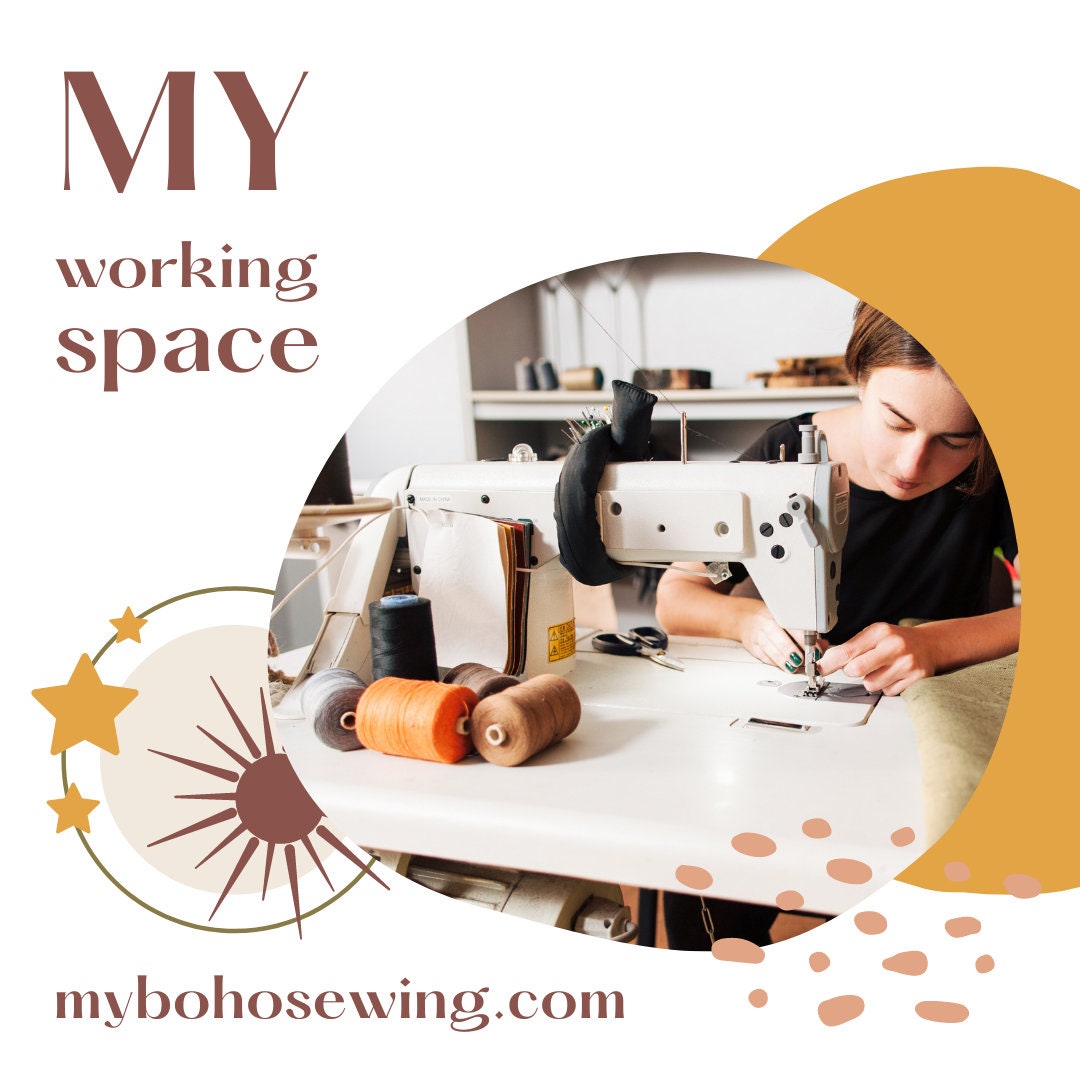 Sewing Handmade Instagram Templates Canva Templates for - Etsy