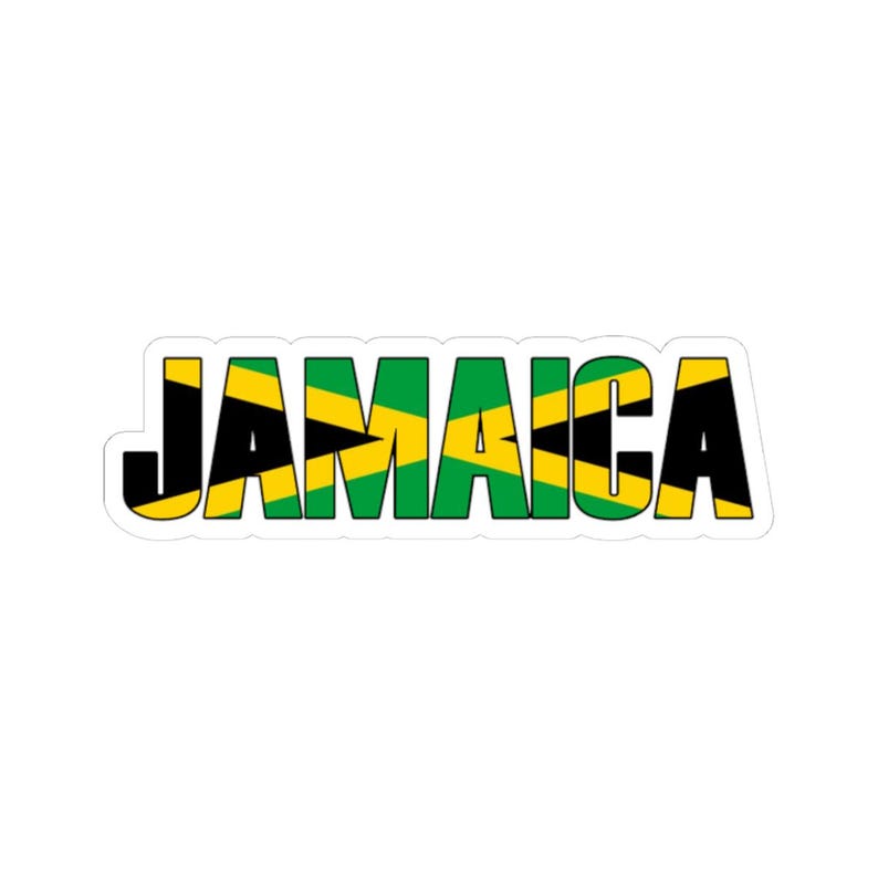Custom Jamaican Stickers: Waterproof Vinyl Decals for Laptop, Journals ...