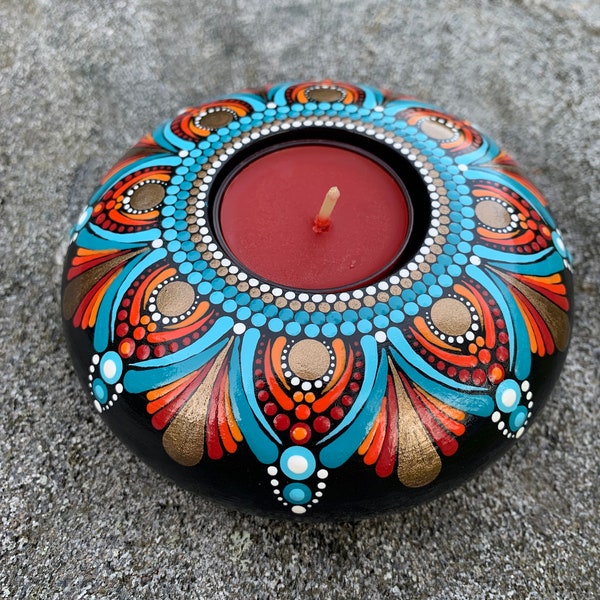 Mandala Tea Light - Etsy