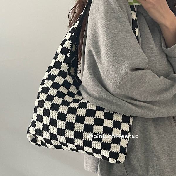 Checkered Purse - Etsy