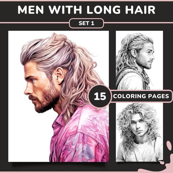 Realistic Faces Coloring Pages - Etsy