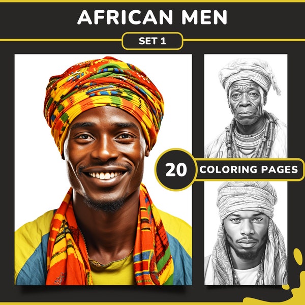 African American Coloring Book Adult - Etsy