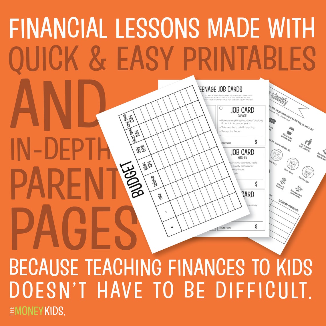 The Money Kids: Smart Money Habits Printable Course for Teaching Kids ...