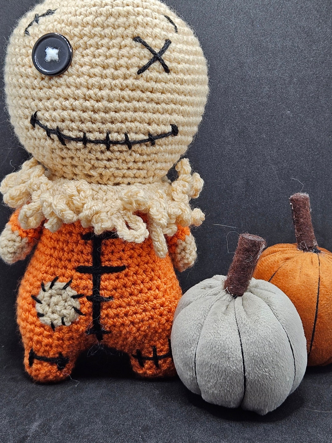 Trick or Treat Sam/ Crochet/ Scarecrow - Etsy UK
