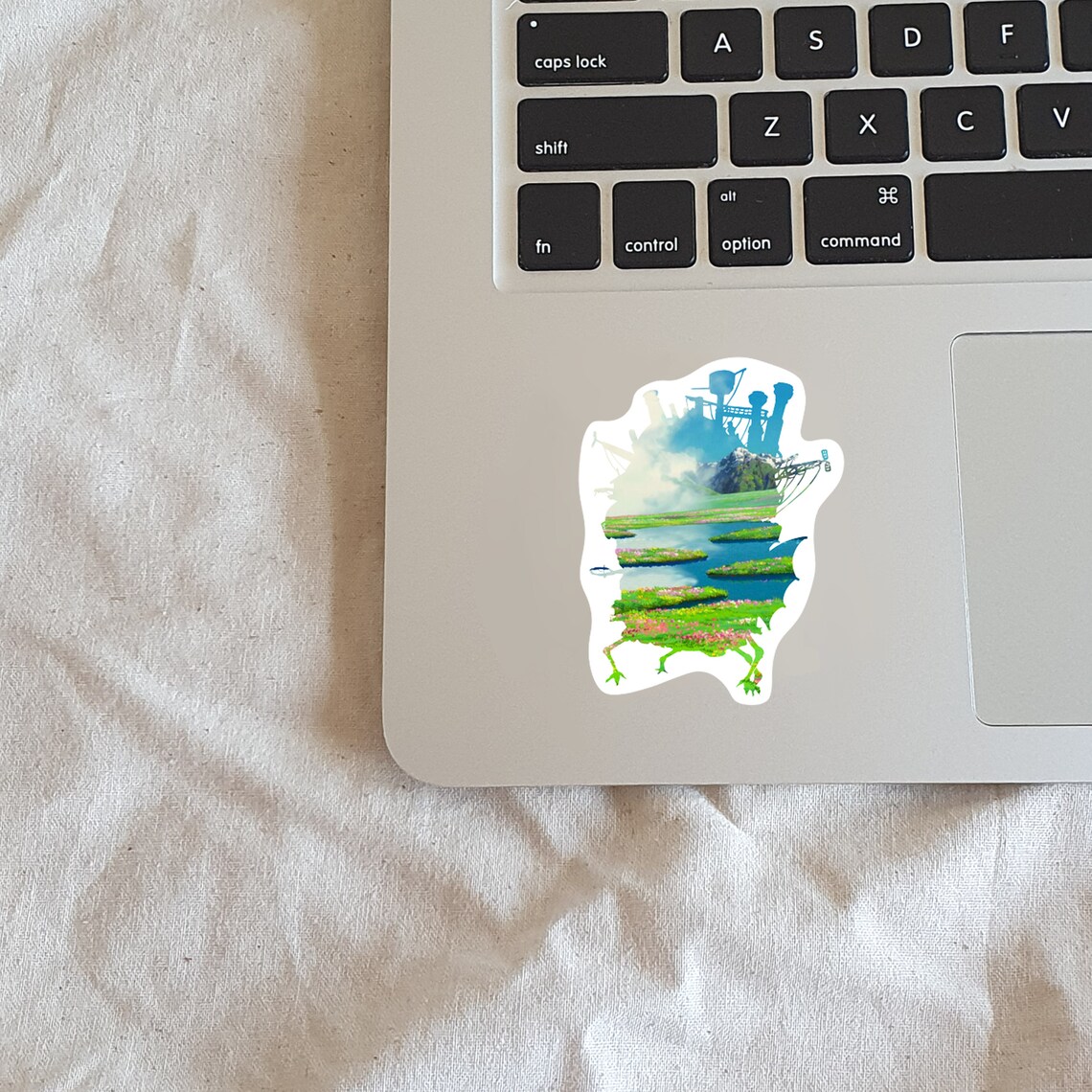 Howl Sticker for Laptop, Moving Castle Sticker for Water Bottle ...