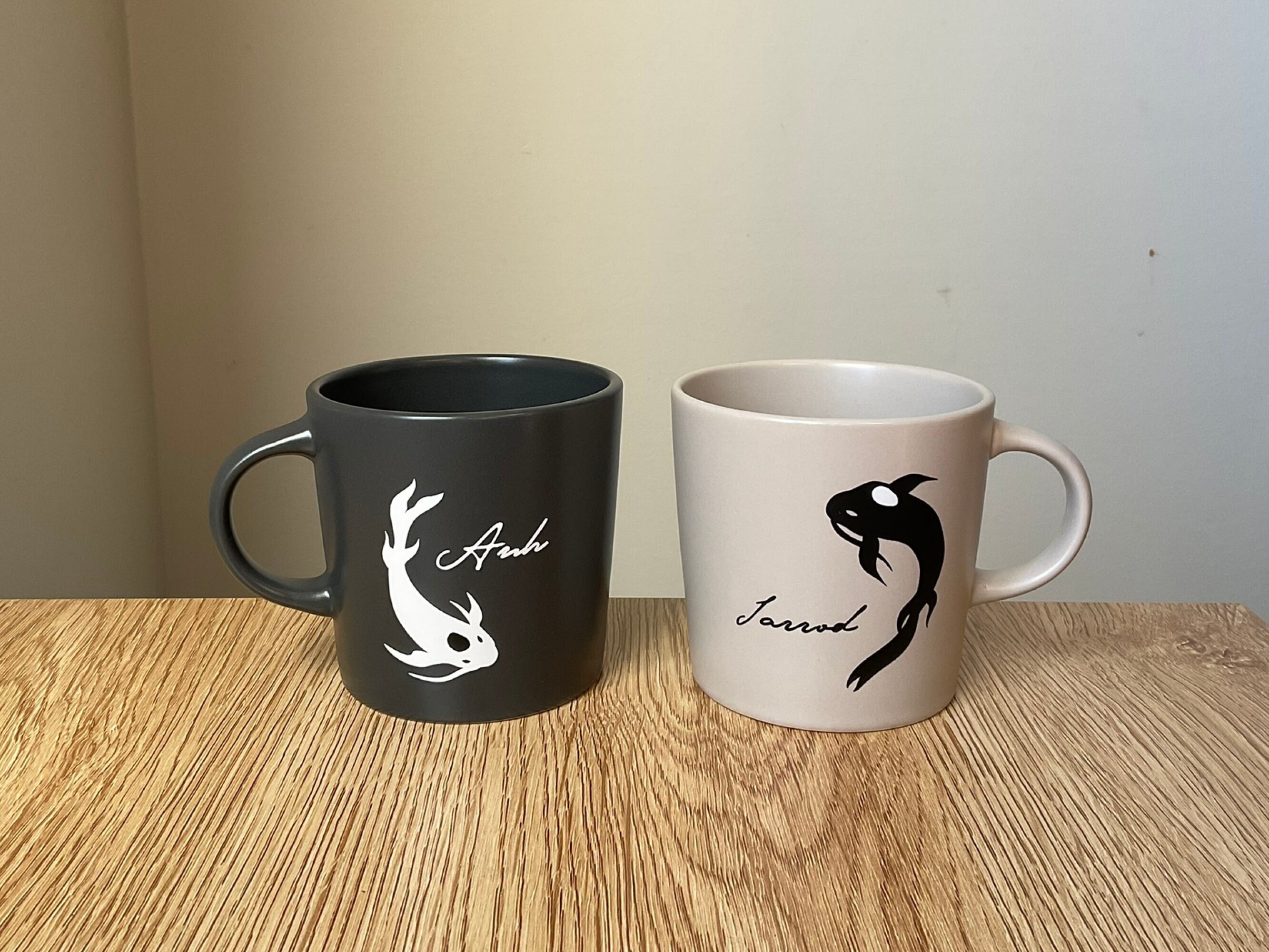 Koi Fish Mug for Couples Tui and La Couple Mugs Yin Yang - Etsy Australia
