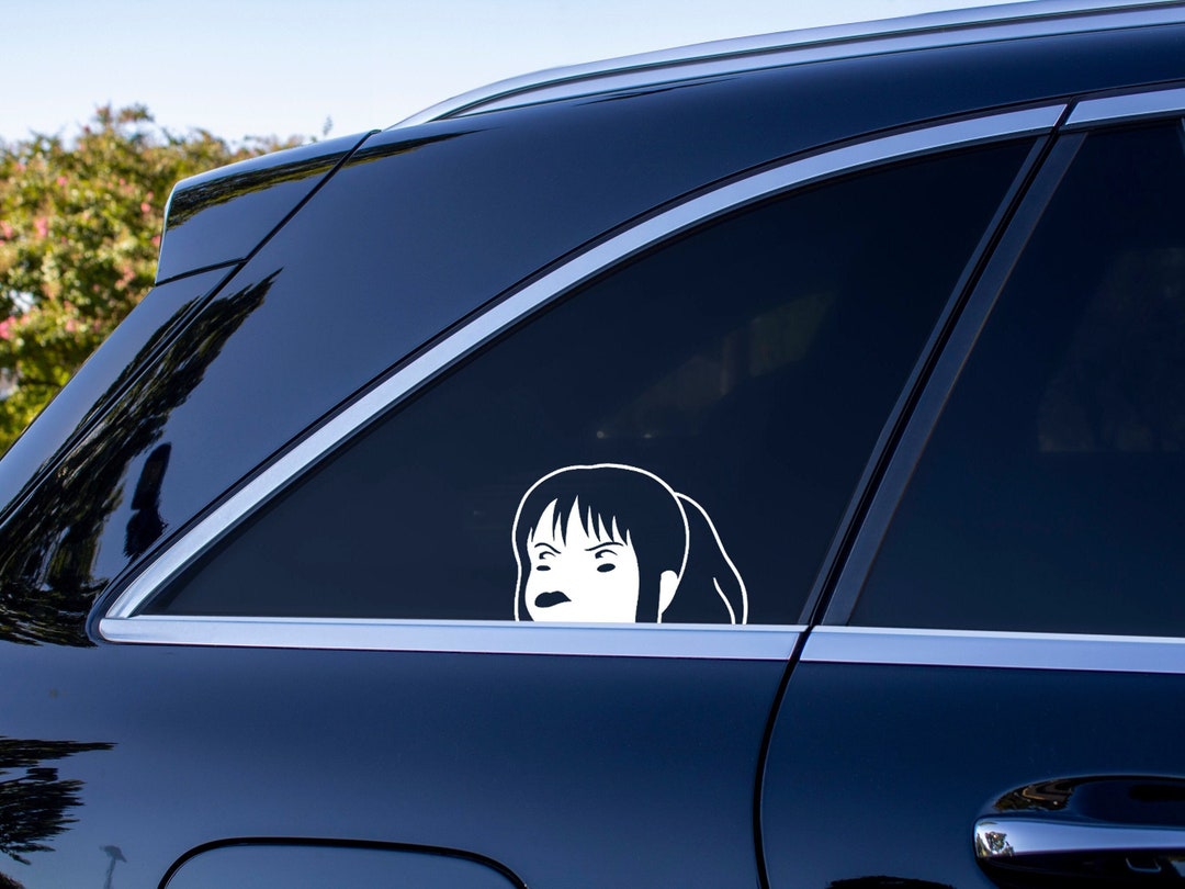Anime Peeker Car Decal, Chihiro Decal for Laptop, Anime Decal for Car ...