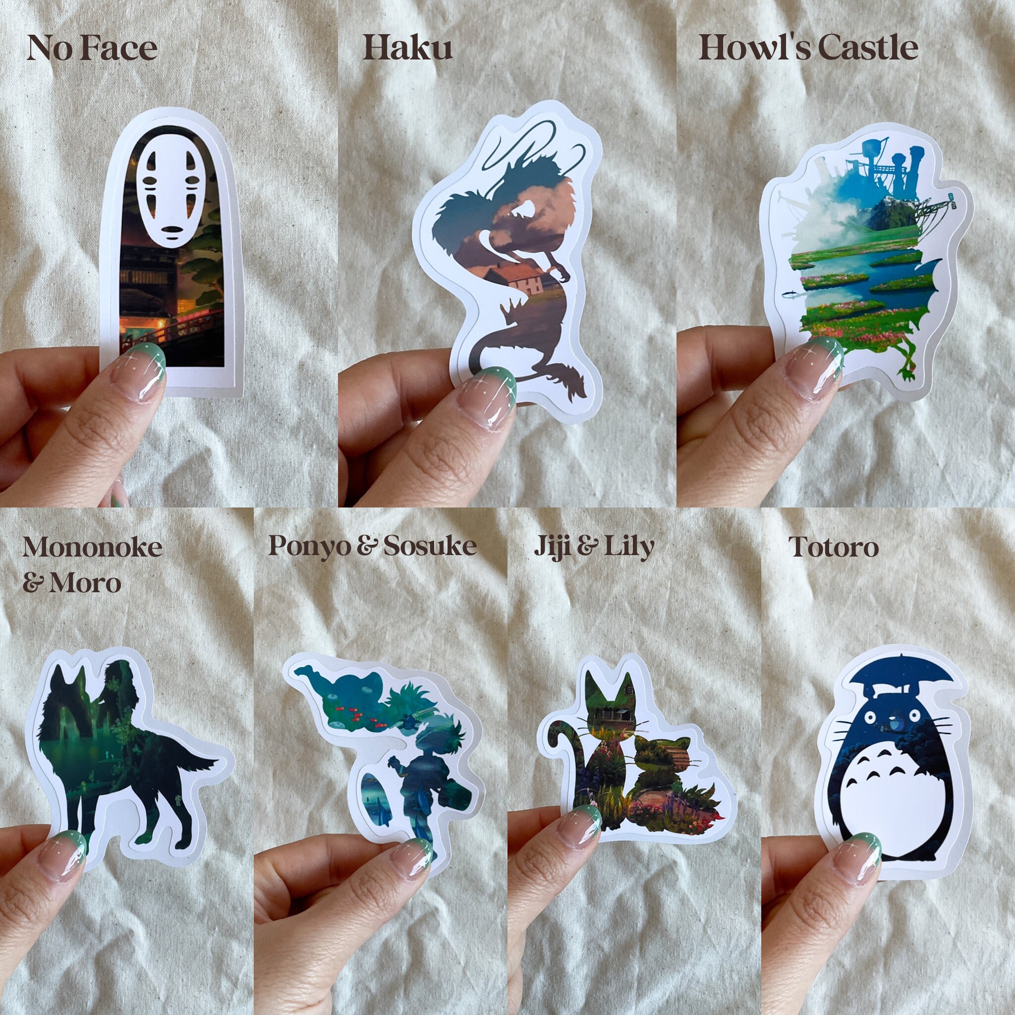 Ponyo Sticker for Laptop, Anime Sticker for Water Bottle, Scenery ...