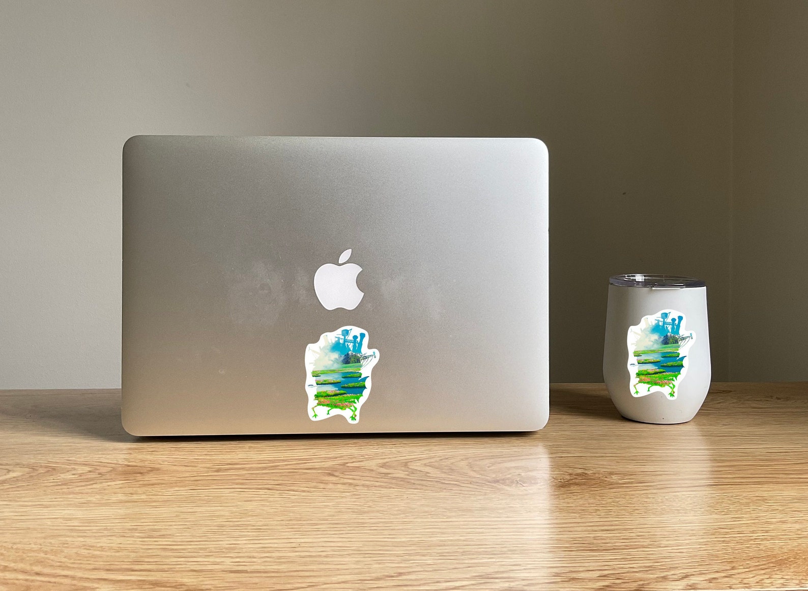Howl Sticker for Laptop, Moving Castle Sticker for Water Bottle ...
