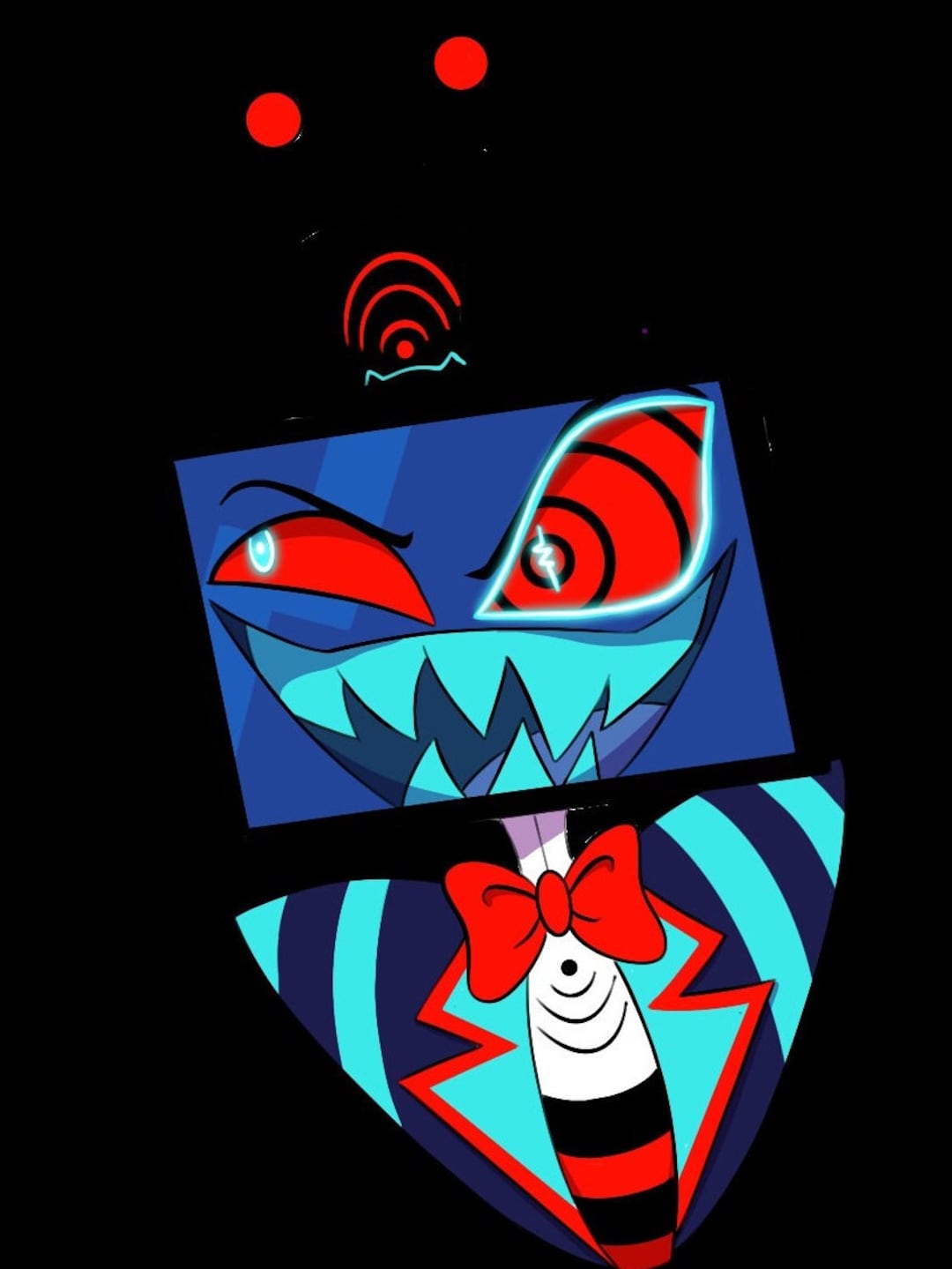 Hazbin Hotel Vox Holographic Sticker - Etsy