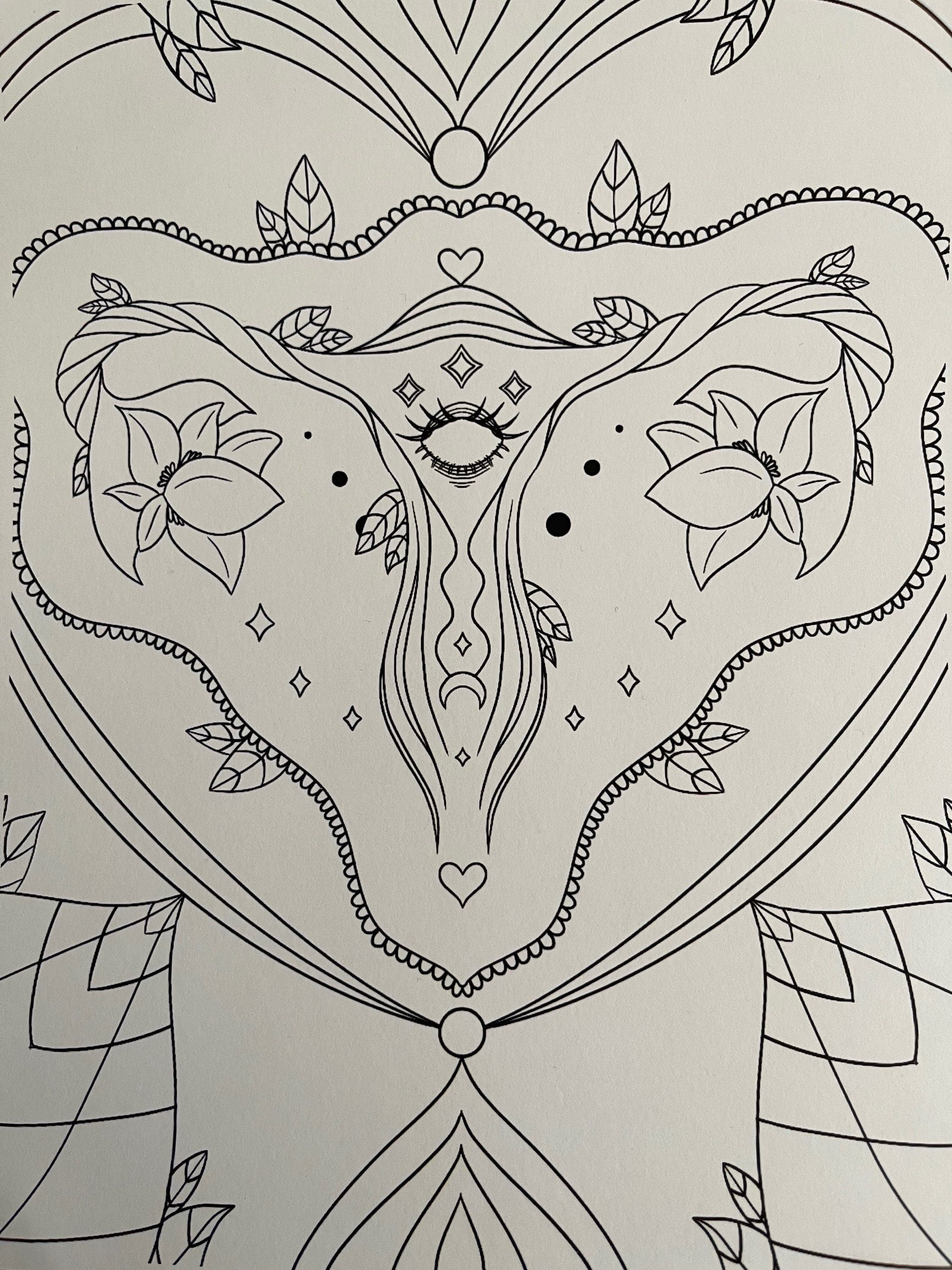 Reproductive Health Coloring Page - Etsy