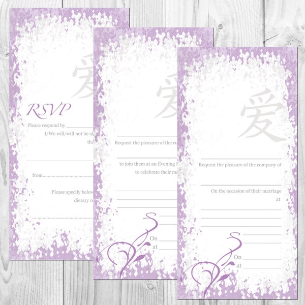 Japanese Inspired Wedding Invitations - Etsy