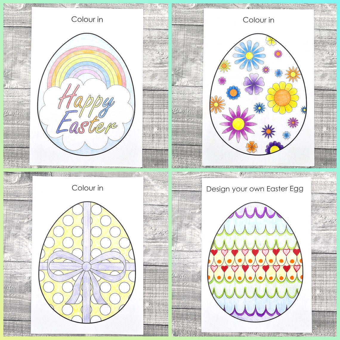 20 Easter Egg Activity Sheets • Digital Download (NOT A PHYSICAL ITEM ...