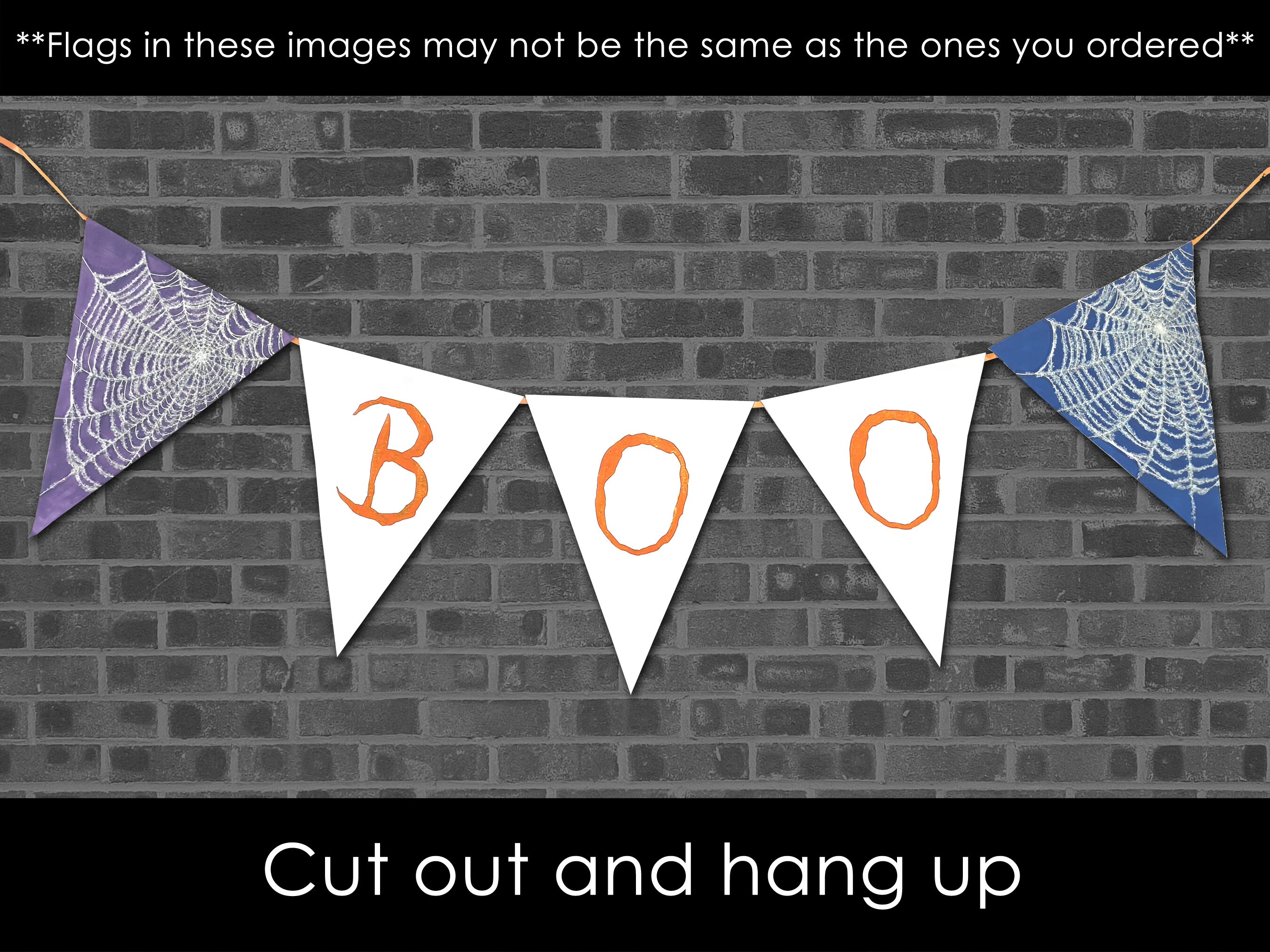 Colouring Spider Web Bunting • Mix and Match • Create Your Own ...