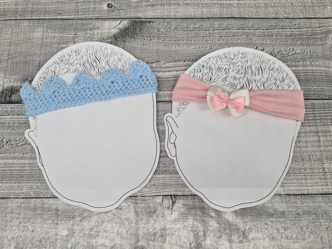 Faceless Newborn Hat or Headband Display Cards • Digital Download (NOT ...