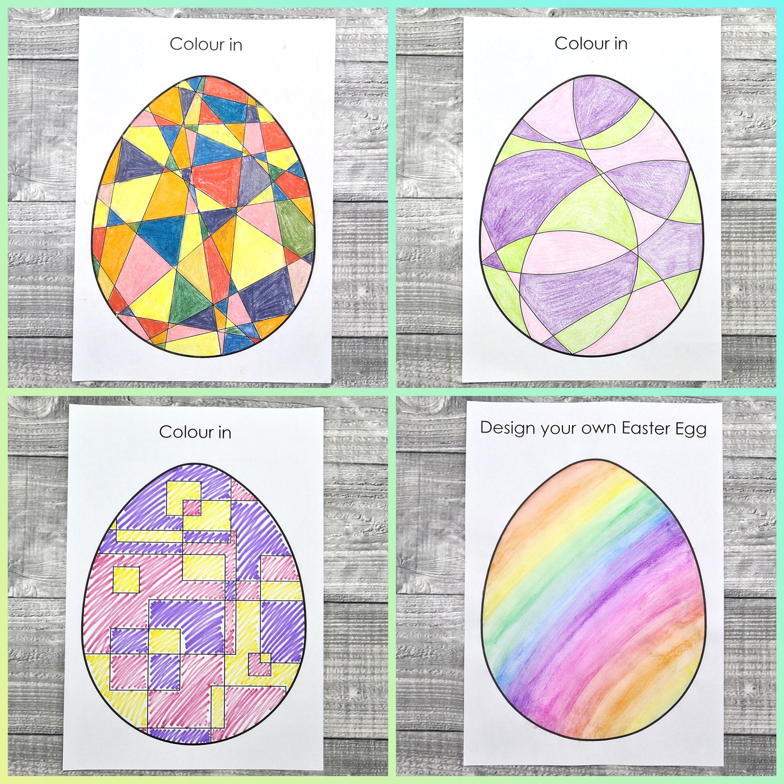 20 Easter Egg Activity Sheets • Digital Download (NOT A PHYSICAL ITEM ...