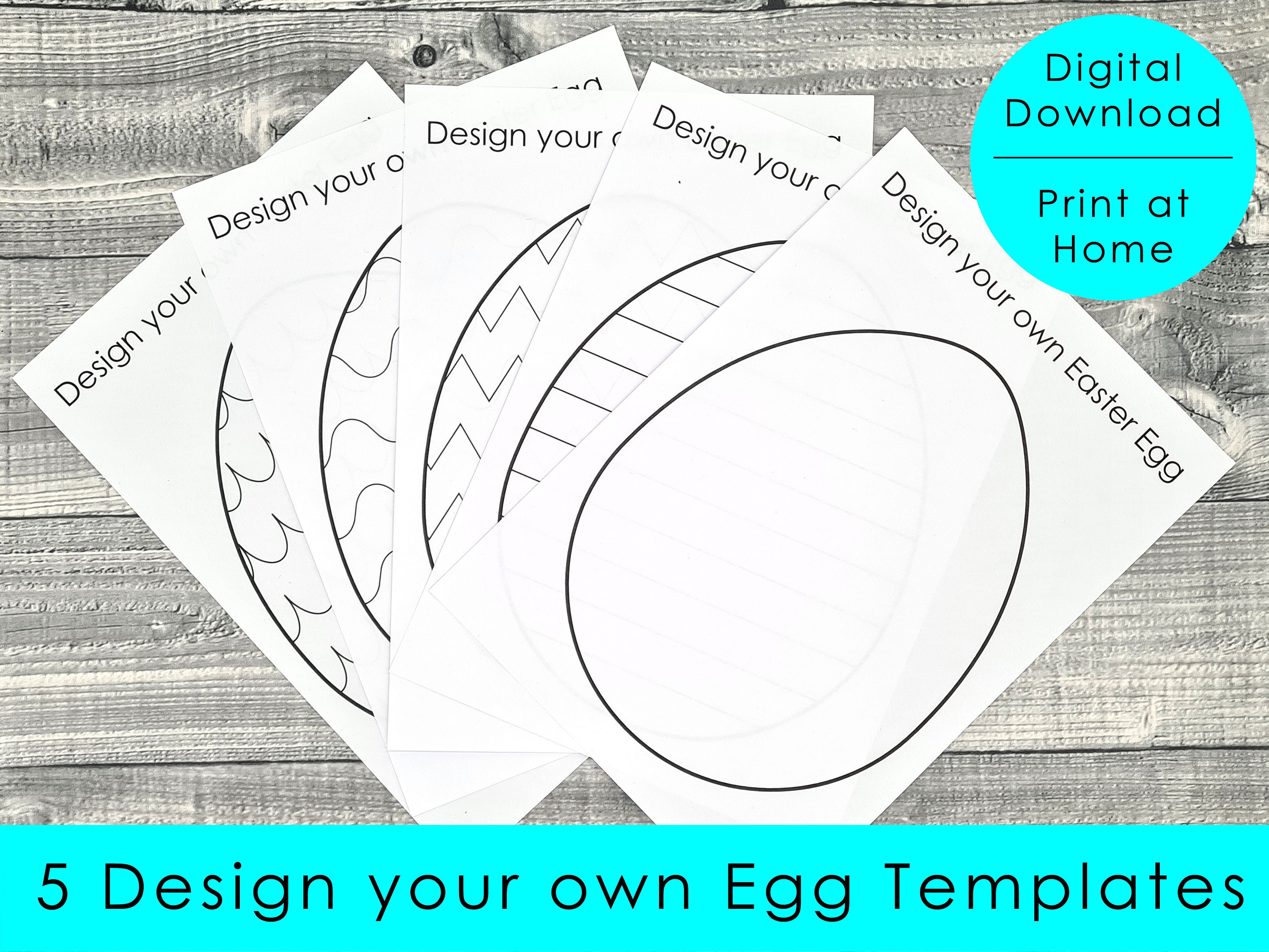 20 Easter Egg Activity Sheets • Digital Download (NOT A PHYSICAL ITEM ...