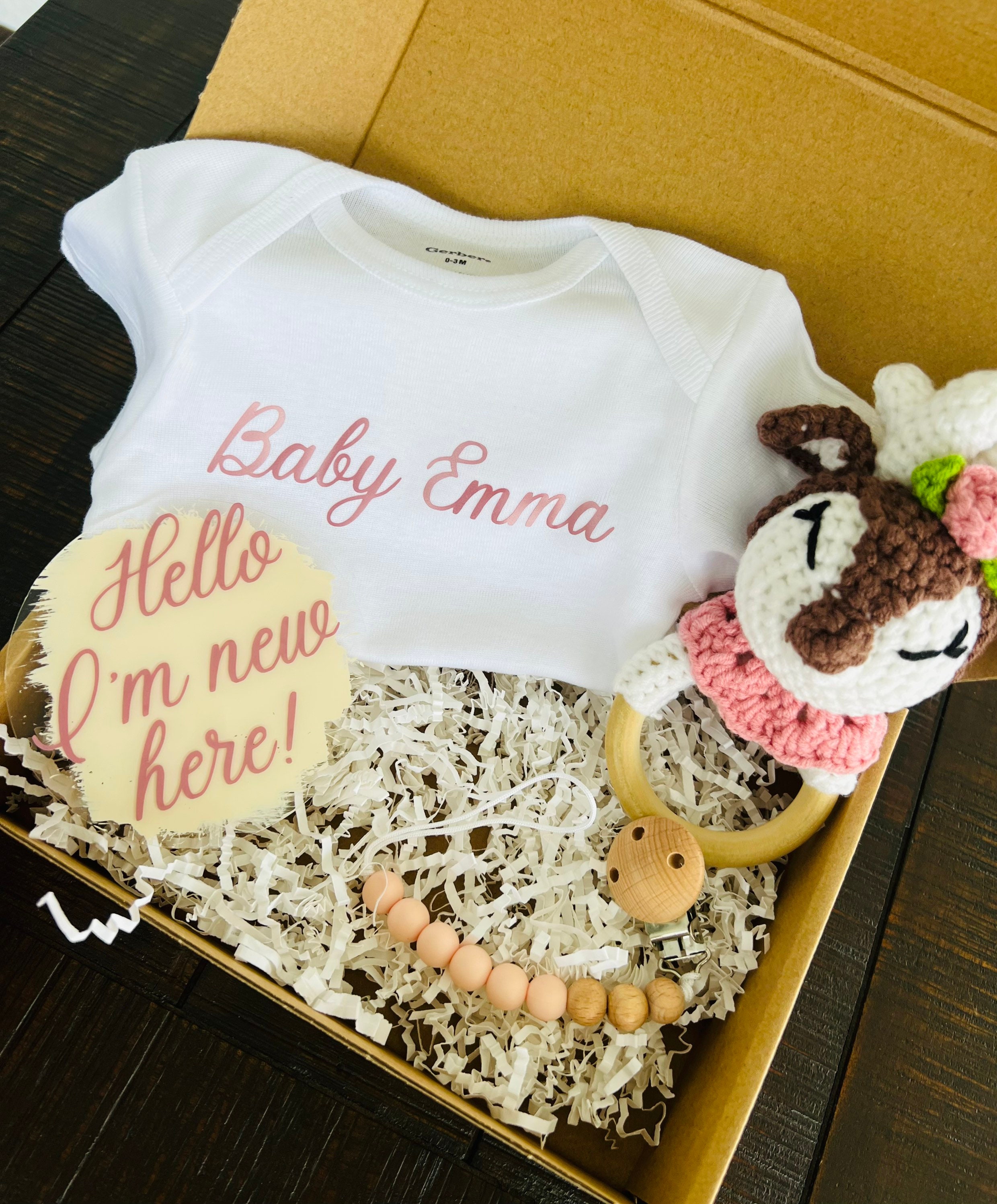 Acrylic Baby Pregnancy Announcement Sign, New Born Sign, Baby Custom ...