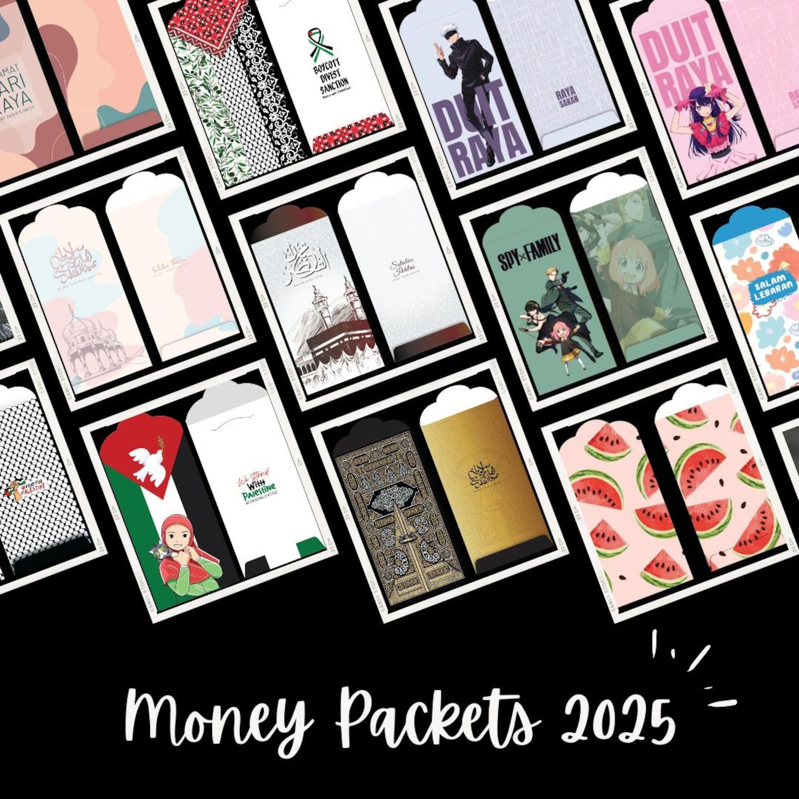 2025 Money Packets / Money Envelopes / Sampul Duit Hari Raya - Etsy