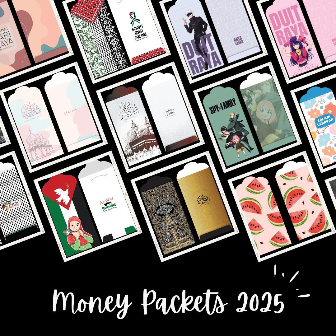 2025 Money Packets / Money Envelopes / Sampul Duit Hari Raya - Etsy