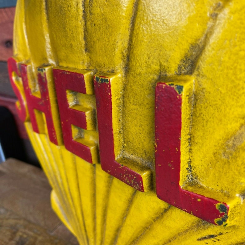 Shell Clam Logo Cast Iron 16 X 16 Sign - Etsy