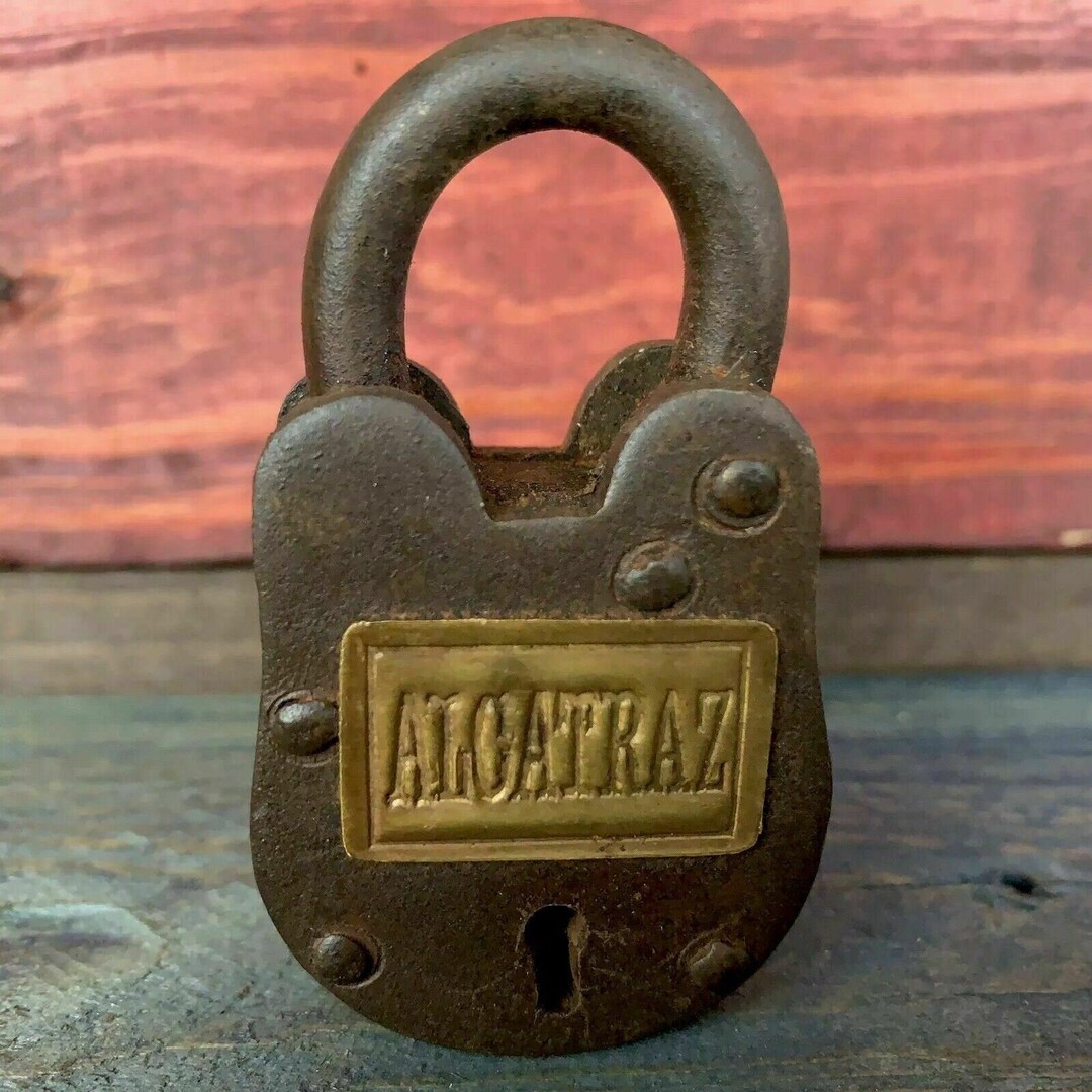 Alcatraz Prison Cast Iron Gate Lock - Etsy