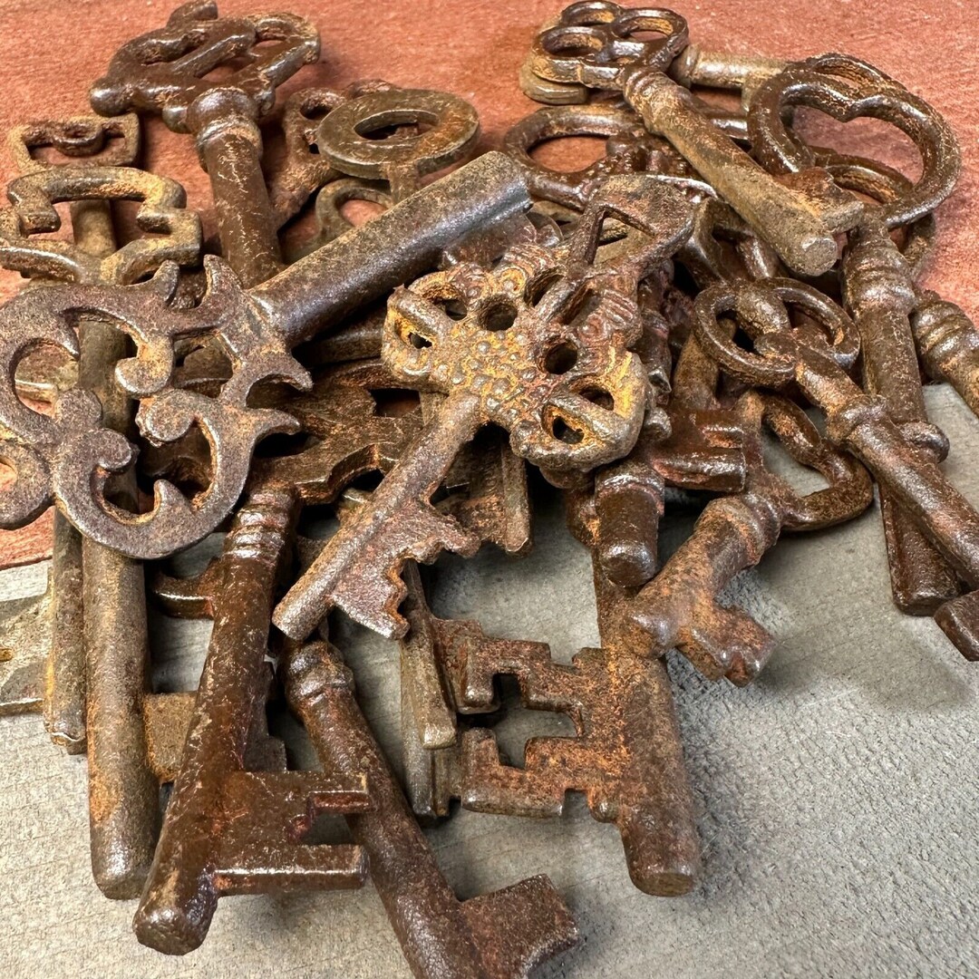 19th Century Keys (25) - Etsy