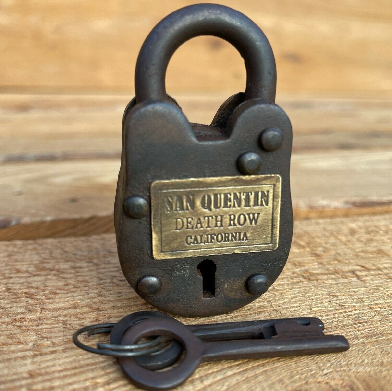 San Quentin Death Row Cast Iron Gate Lock - Etsy